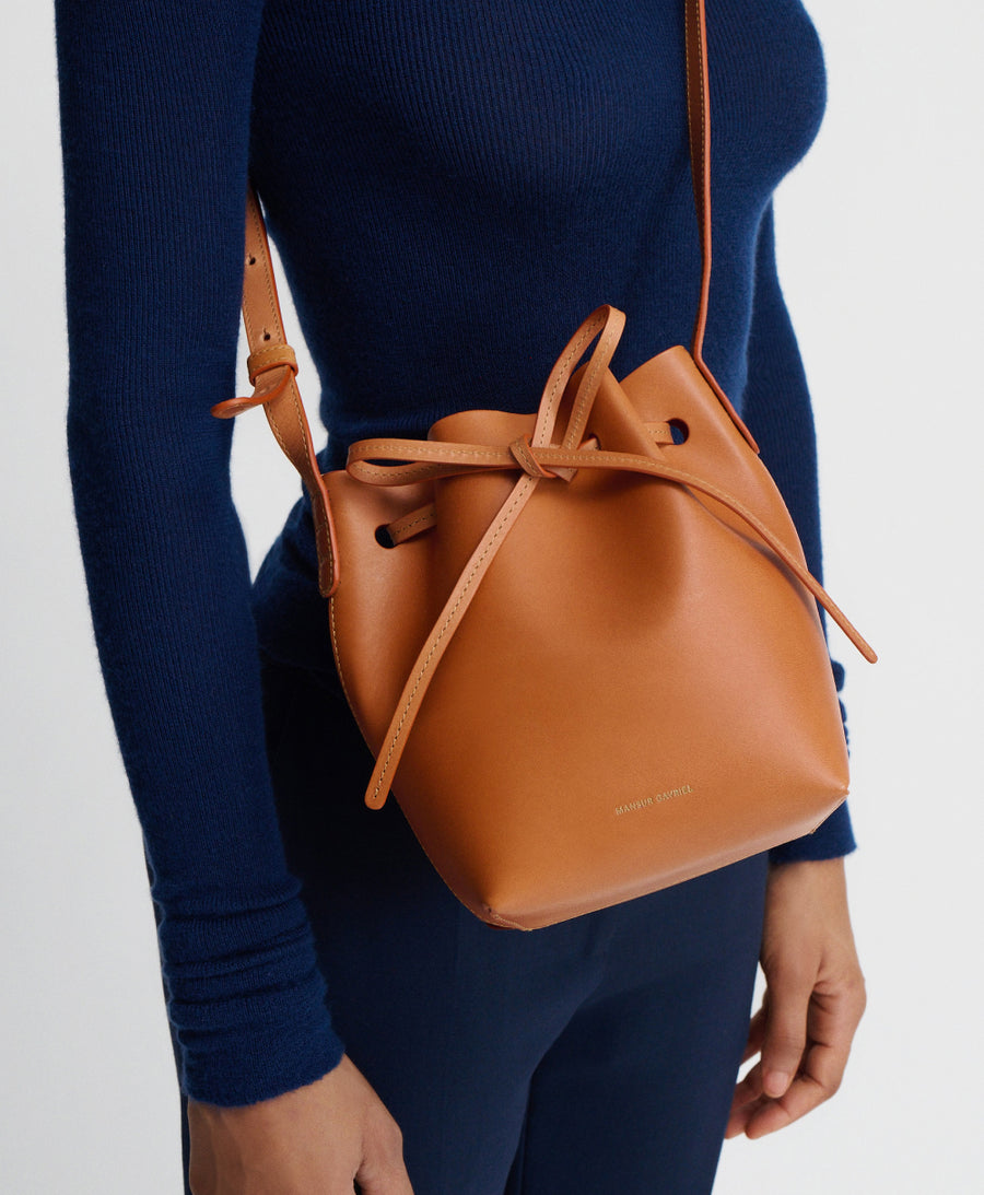 Mini Mini Bucket Bag - Black/Flamma