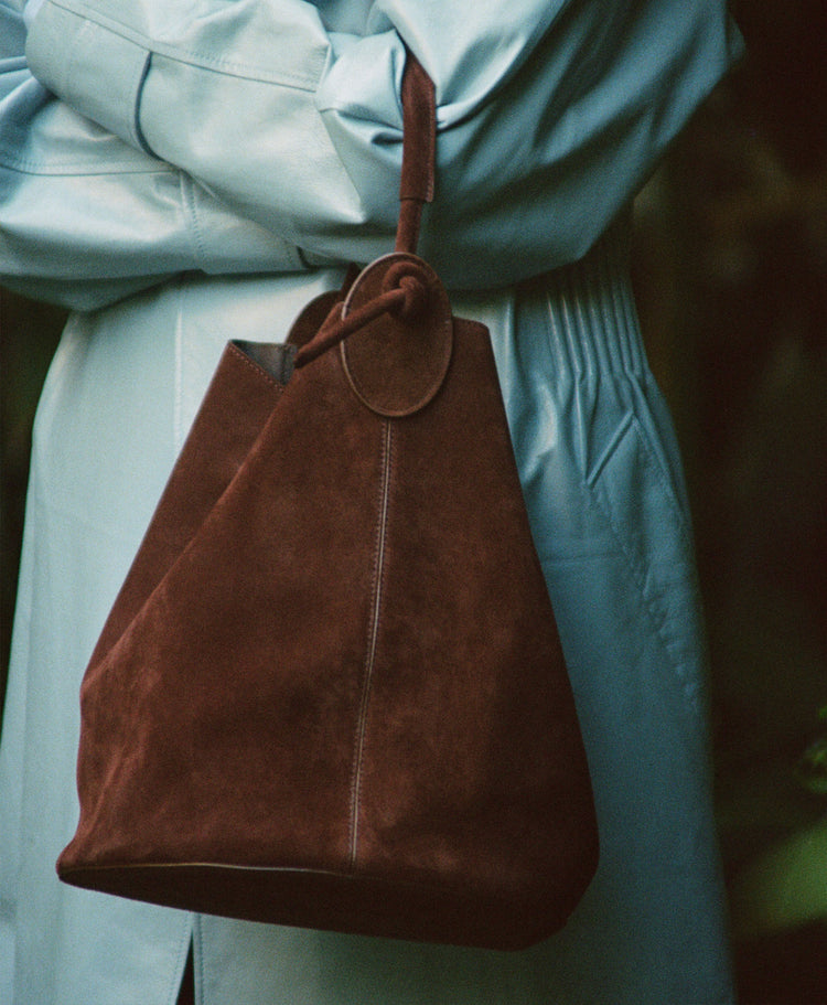 Fortuna Bucket - Chocolate Suede